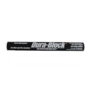 dura-block af4404 black round sanding block, 11"