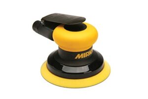 mirka mr-5 5" pneumatic random orbital finishing sander with psa pad