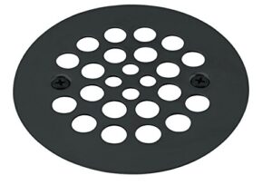 westbrass 4-1/4" o.d. shower strainer plastic-oddities style, matte black, d3193-62