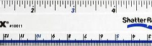 Helix Shatter-Resistant Ruler 6 Inch / 15cm (10011)