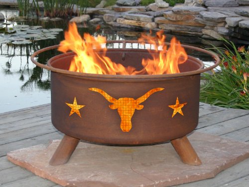 Patina F202 Texas Longhorn Fire Pit