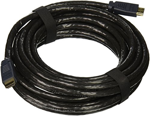 Legrand - C2G Plenum Rated Ethernet Cable, Plenum Rated HDMI Cable, HDMI Cable, HDMI Cable 25 ft, Black High Speed Ethernet Cable, 1 Count, C2G 41191