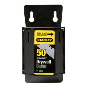 stanley 11-937l 50 pack drywall utility blades