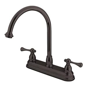 elements of design eb3745bl vintage 8" centerset kitchen faucet without sprayer, oil rubbed bronze