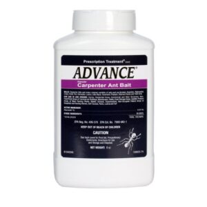 8 oz advance granular carpenter ant bait , kills: carpenter ants , acrobat , argentine , bigheaded , crazy , field , little black , pavement , pharoah , house , and theif ants