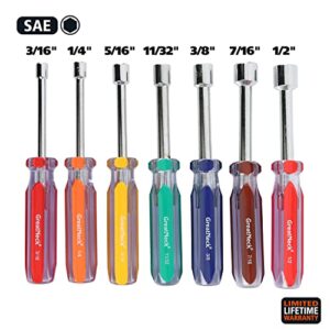 GreatNeck 7 Piece Nut Driver Set - SAE