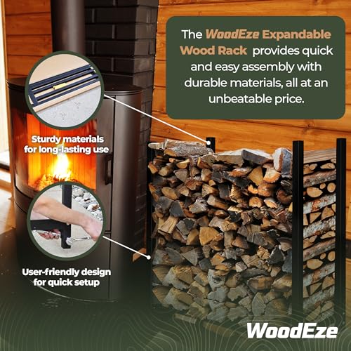 Woodeze Expandable Firewood Rack