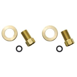 design house parts & accessories 522680 kitchen faucet extension kit,brass/antique brass 4 x 3