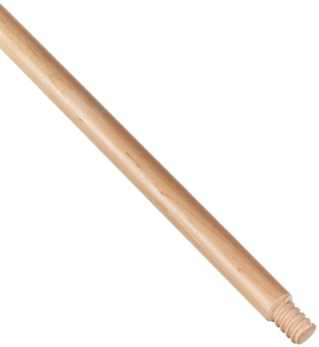 Weiler 44018 60" Hardwood Handle, Threaded Wood Tip, 15/16" Diameter, Made in the USA