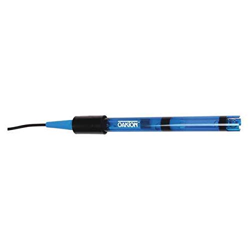 Oakton WD-35805-05 12mm Single-Junction Epoxy Body Gel-Filled pH Electrode, Standard, 0 - 14 pH Range