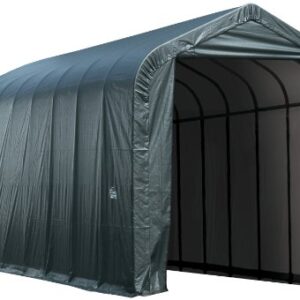 ShelterLogic Garage 16 x 40 x 16 Peak Standard Green