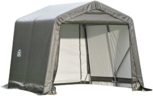 shelterlogic 72873 grey 10'x16'x10' peak style shelter