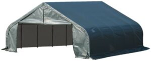 shelterlogic 80025 green 18'x28'x12' peak style shelter