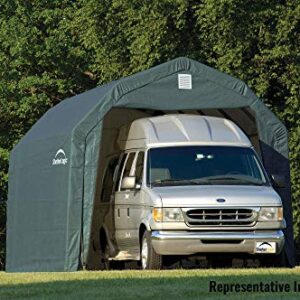 ShelterLogic 90254 Green 12'x28'x11' Barn Shelter