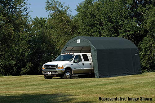 ShelterLogic 90254 Green 12'x28'x11' Barn Shelter