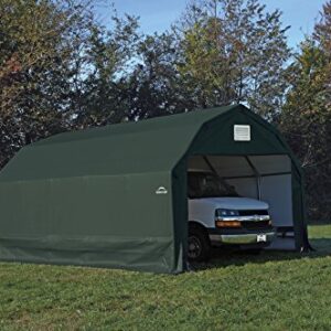 ShelterLogic 90254 Green 12'x28'x11' Barn Shelter