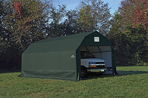 ShelterLogic 90254 Green 12'x28'x11' Barn Shelter