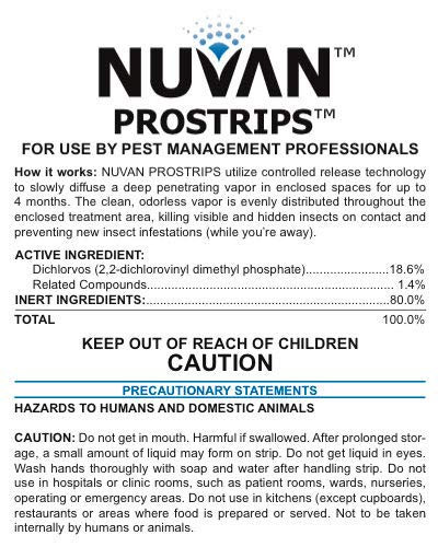 Nuvan Prostrips Vapona Insect Control 12 Traps