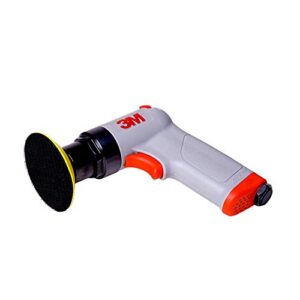 3m random orbital sander - compact auto body sander - pistol grip - 3” x 1/8” diam. orbit - pneumatic - hook and loop pad