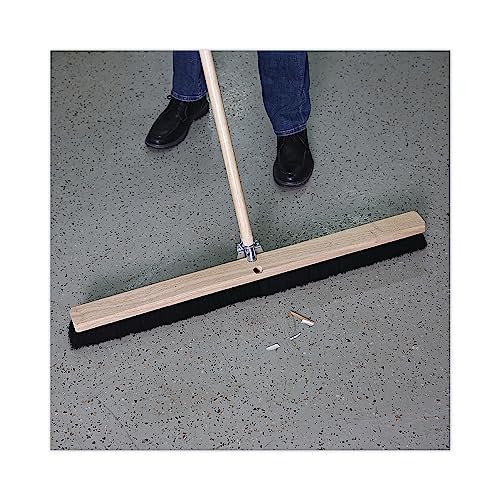 Proline Brushes BRU 20236 36" Hardwood Block Black Tampico Push Broom