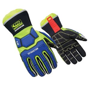 ringers gloves r-33 extrication gloves, cut-resistant gloves with durable grip, large