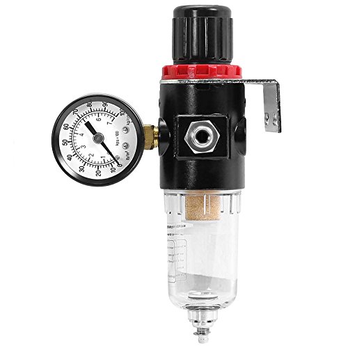 PointZero Airbrush Air Compressor Regulator with Water-Trap Filter