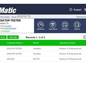 PC Matic | Antivirus & Ransomware Protection | 5 Devices | 1 Year | PC, Mac, Android [Download] [PC/Mac Online Code]