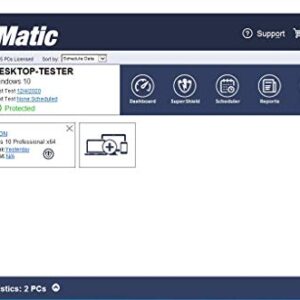 PC Matic | Antivirus & Ransomware Protection | 5 Devices | 1 Year | PC, Mac, Android [Download] [PC/Mac Online Code]