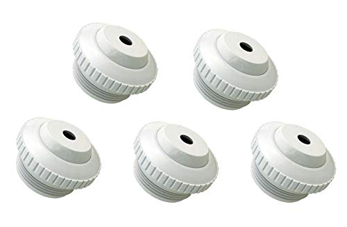 PoolSupplyTown Pool Spa Directional Flow Hydrostream Return Jet Fitting SP1419B with Adjustable 3/8" Opening Rotating Eyeball Compatible with Hayward SP1419B (5 Pack)