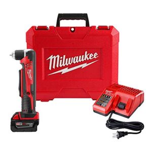 milwaukee 2615-21 m18 cordless right angle drill kit, 1xc battery