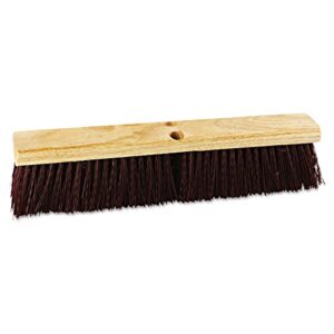 proline brush 20318 18" width, red stiff polypropylene floor brush