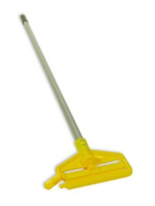 rubbermaid commercial invader 60 inch vinyl aluminum wet mop handle, (fgh136000000)