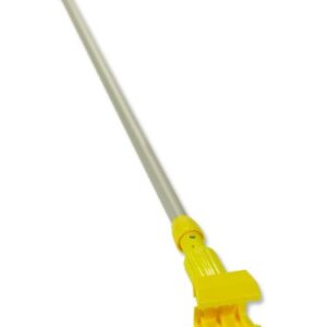 Rubbermaid Commercial Products Gripper Wet Mop Handle, 60-Inch, Aluminum, Heavy Duty Mop for Industrial/Household Floor Cleaning with Easy Change Clamp