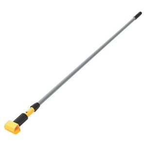 Rubbermaid Commercial Products Gripper Wet Mop Handle, 60-Inch, Aluminum, Heavy Duty Mop for Industrial/Household Floor Cleaning with Easy Change Clamp