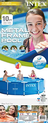 Intex Metal Frame Pool Set, 10-Feet x 30-Inch