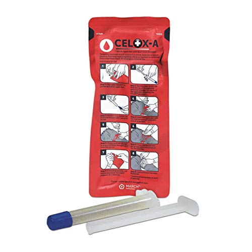 Celox V12090 Blood Clotting Granule Applicator and Plunger Set, 6 grams