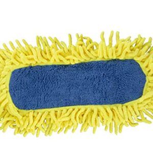 Quickie Microfiber Dust-Mop Refill for 060 Mop, Green Replacement Head, for Cleaning Home/Office/House/Kitchen/Bathroom/Floors