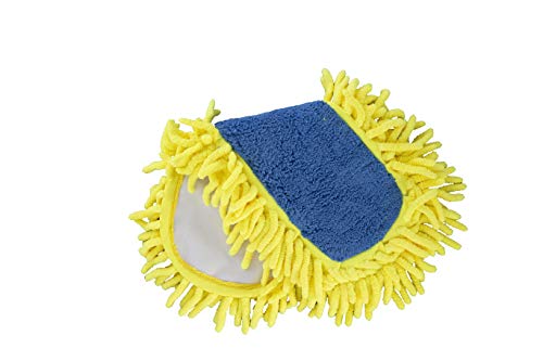 Quickie Microfiber Dust-Mop Refill for 060 Mop, Green Replacement Head, for Cleaning Home/Office/House/Kitchen/Bathroom/Floors