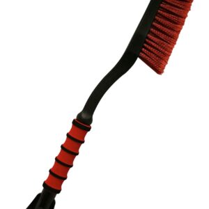 Mallory 533 SnoWisp Deluxe 26" Snow Brush with Integrated Ice Scraper and Foam Grip (Colors may vary)