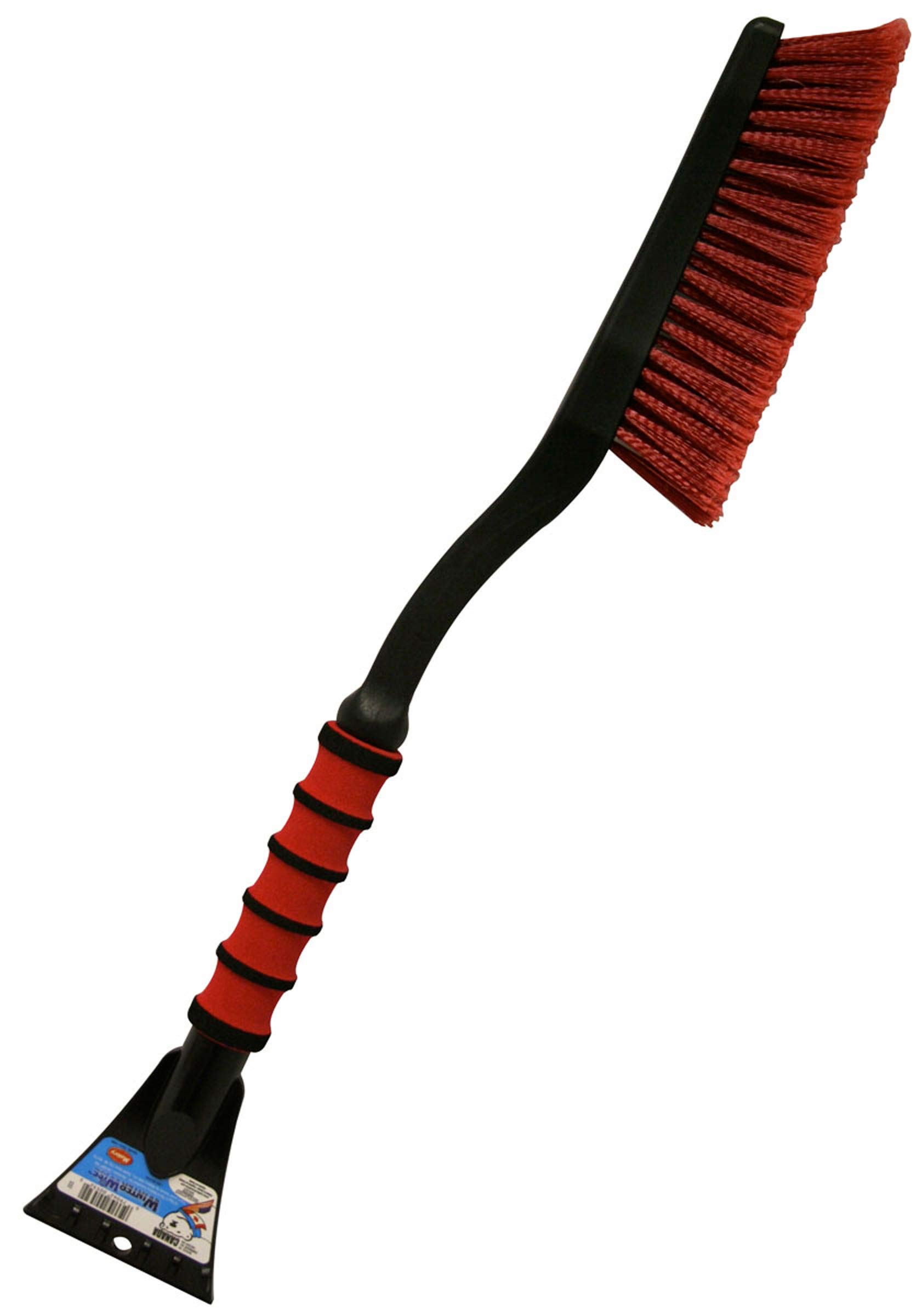 Mallory 533 SnoWisp Deluxe 26" Snow Brush with Integrated Ice Scraper and Foam Grip (Colors may vary)