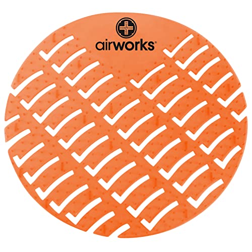 Hospeco - CC-007 Airworks AWUS007-BX Urinal Deodorizer Screen Mango Orange (Box of 10)