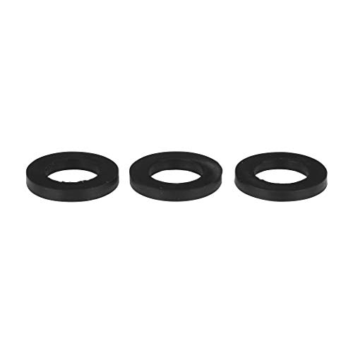 DANCO Leak-Preventing Showerhead Gasket, Black, 3/8-Inch x 3/4-Inch, 3-Pack (80925)