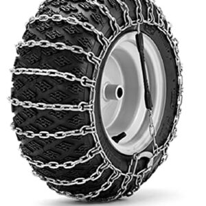 Husqvarna 531030117 Snow Thrower Tire Chains Pair, 16-Inch by 4-Inch by 8-Inch