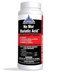 no mor muriatic acid swimming pool ph reducer - 2.5 pounds