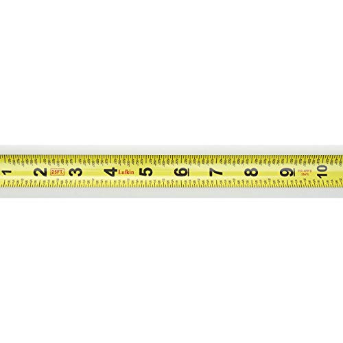 Crescent Lufkin 1" x 25' Hi-Viz Blue Quickread Yellow Clad Tape Measure - QRL625MP