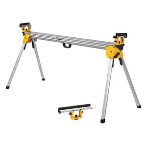 dewalt miter saw stand, heavy duty, 500 lb. capacity, portable with leg locks (dwx723),silver