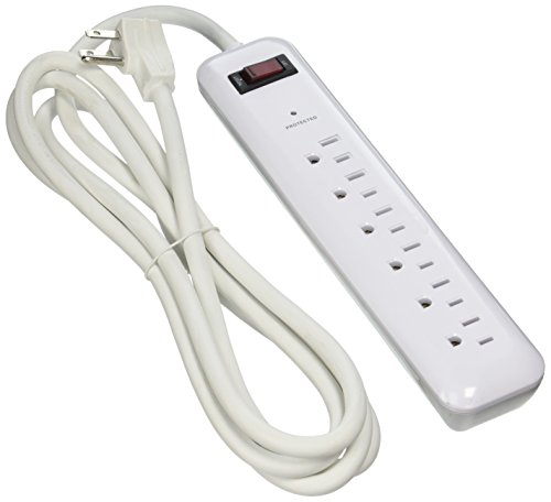 POWER ZONE OR802126 Surge 6 Outlet with 1000J with 8-Feet Cord