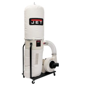 jet dc-1200vx-bk1 vortex cone dust collector, 30-micron bag filter, 1200 cfm, 1ph 230v (710701k)