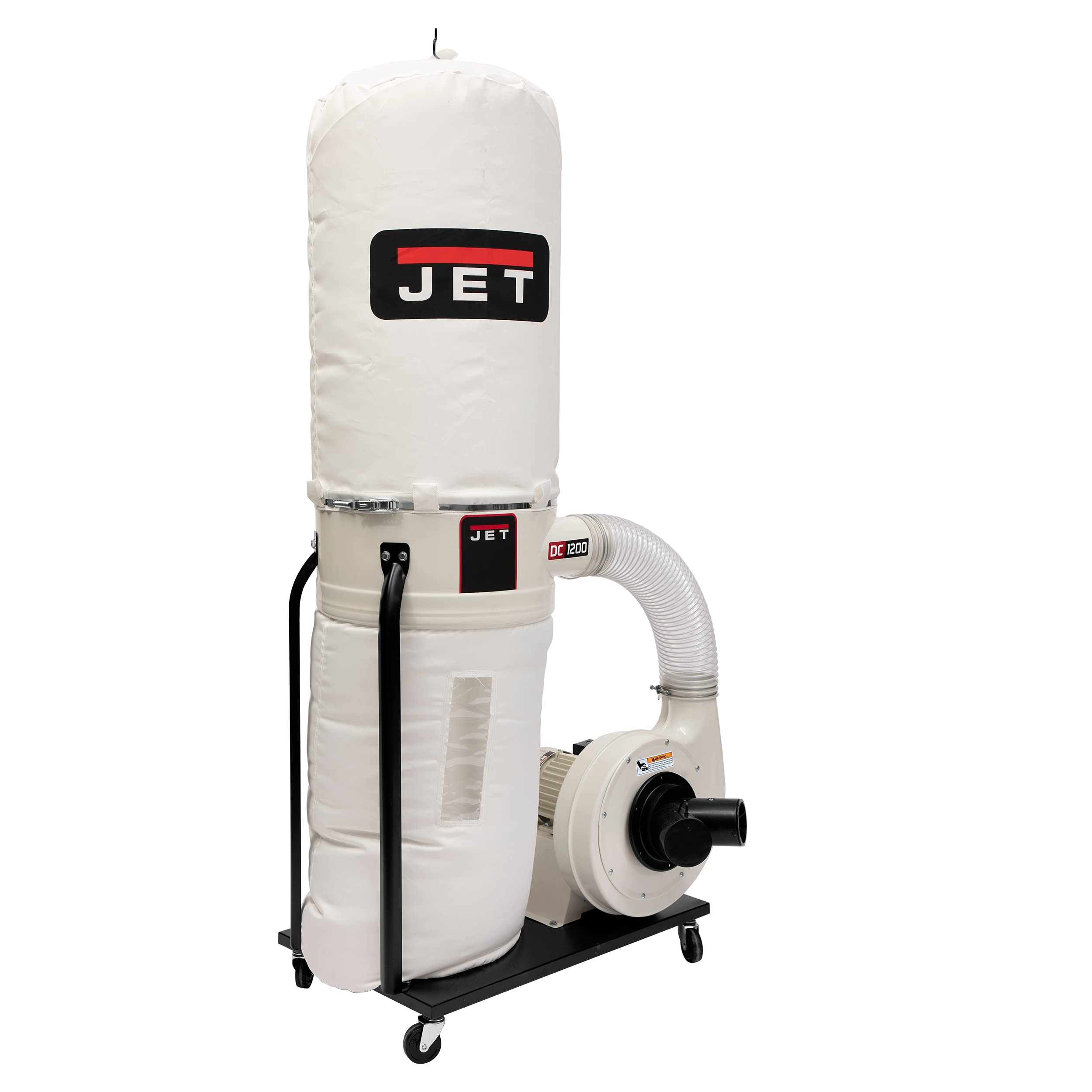 JET DC-1200VX-BK1 Vortex Cone Dust Collector, 30-Micron Bag Filter, 1200 CFM, 1Ph 230V (710701K)