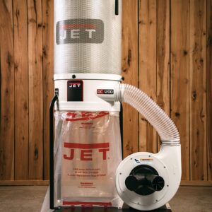 JET DC-1200VX-BK1 Vortex Cone Dust Collector, 30-Micron Bag Filter, 1200 CFM, 1Ph 230V (710701K)